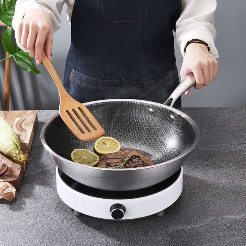 Promo New Pan Cooking Fry Panss Frying Skilt Honeycomb Cooking Diskon ...