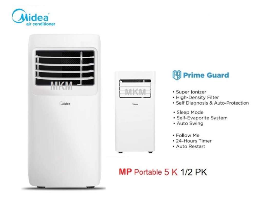 Promo Midea-mpha-05crn Ac Portable Air Conditioner 1/2 Pk Diskon 23% Di ...