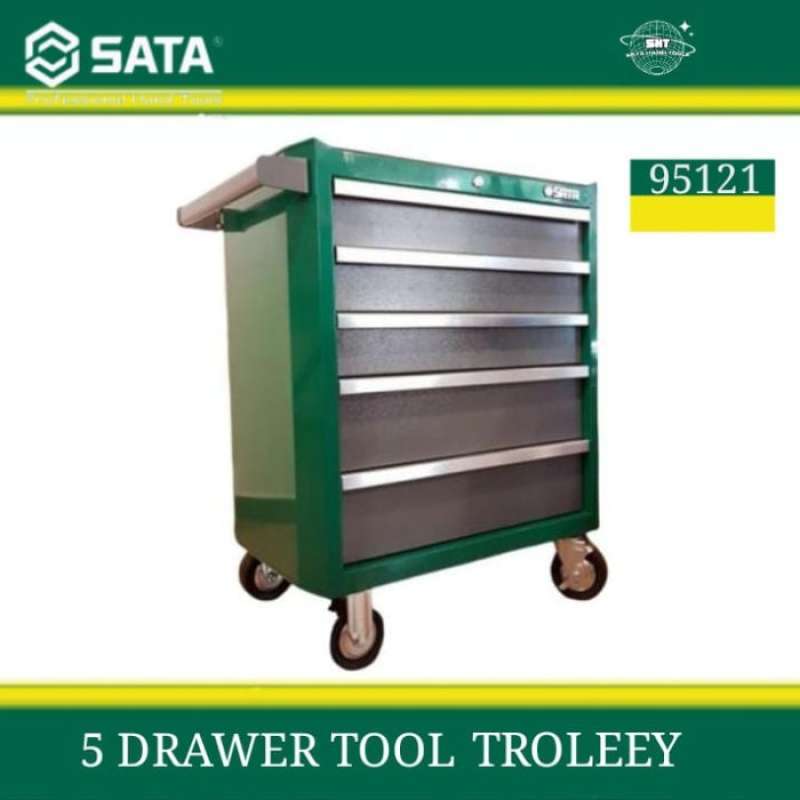 Promo Sata Toolbox Cabinet Tool Box Susun Trolly 5 Drawer 95121 Diskon 23% Di Seller Kulee Store ...