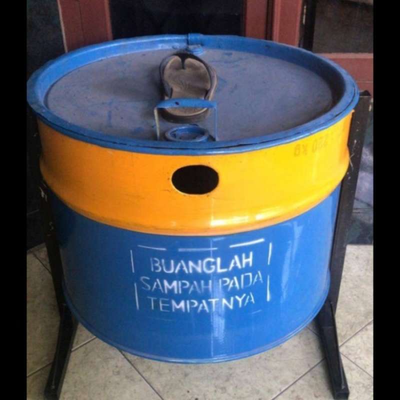 Promo Promo- Tong Sampah Besi/tempat Sampah Besi/drum Besi 100 Liter ...