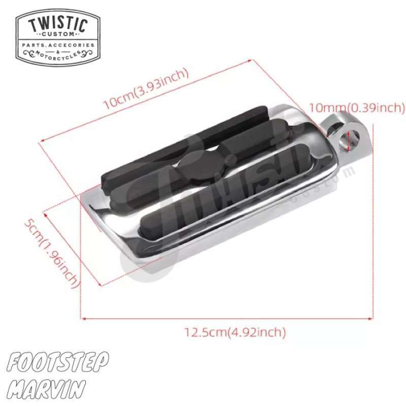 Promo Footstep Foot Rest Footrest Motor Marvin Harley Sm V16 Keeway ...