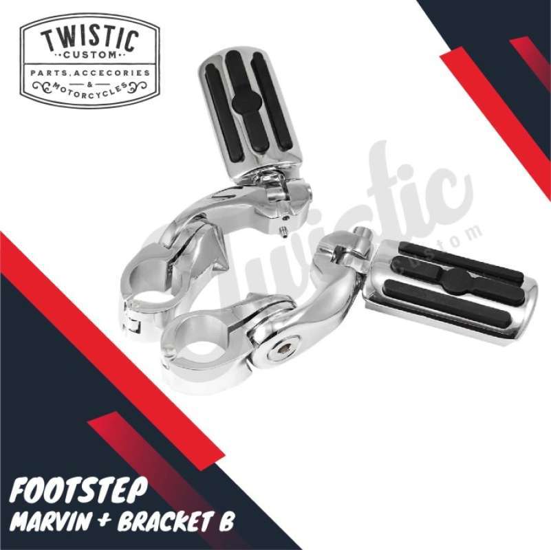 Promo Footstep Foot Rest Footrest Motor Marvin Harley Sm V16 Keeway ...