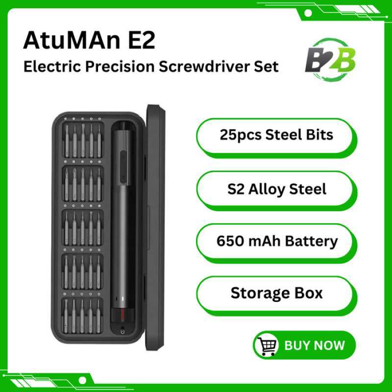 Promo Duka Atuman E2 Electric Precision Screwdriver Set Obeng Elektrik ...