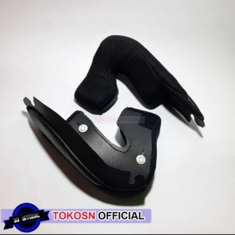 Promo Busa Helm Kyt Kyoto Fullset 1 Set Kancing Plastik - Busa Pipi, L ...