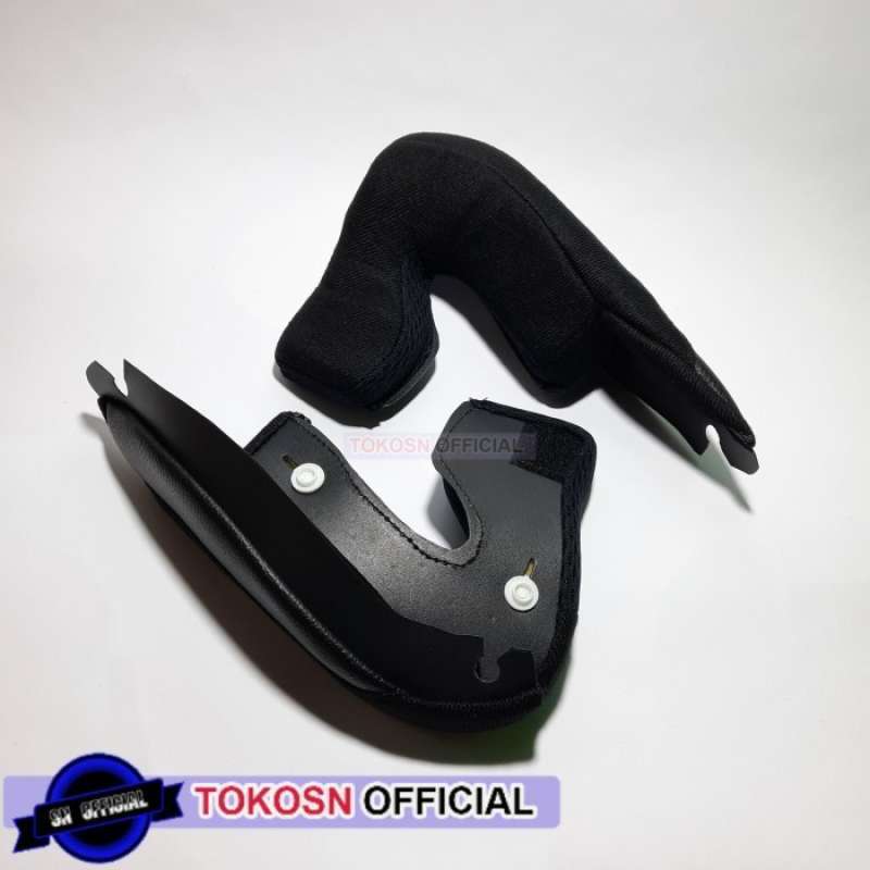 Promo Busa Helm Kyt Kyoto Fullset 1 Set Kancing Plastik - Busa Pipi, L ...
