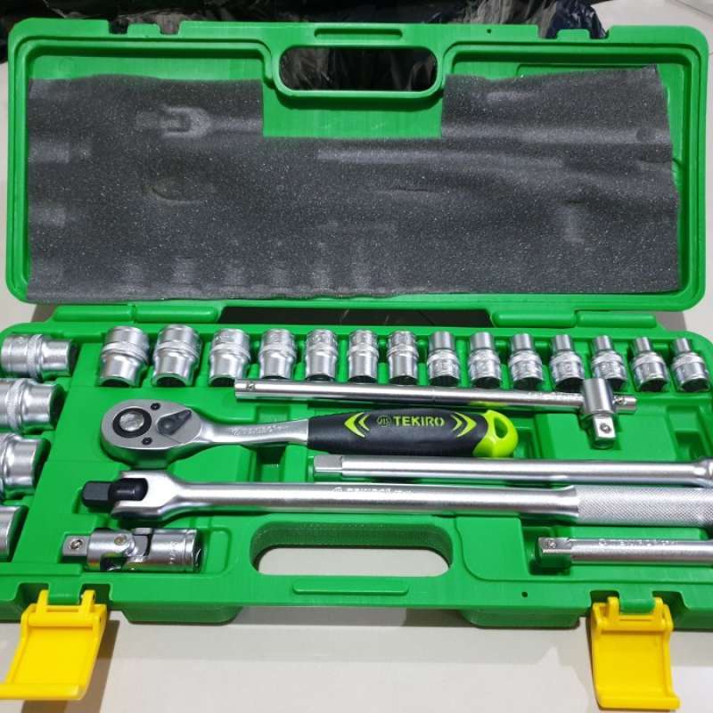 Promo Kunci Sok Set 24 Pcs Socket Set Kunci Soket Set 24pcs Diskon 23% ...
