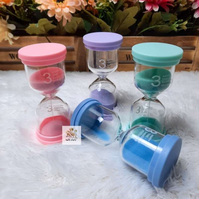 Jual Jam Pasir 3 Menit Timer Hourglass Sand Clock Di Seller Belanja-id ...