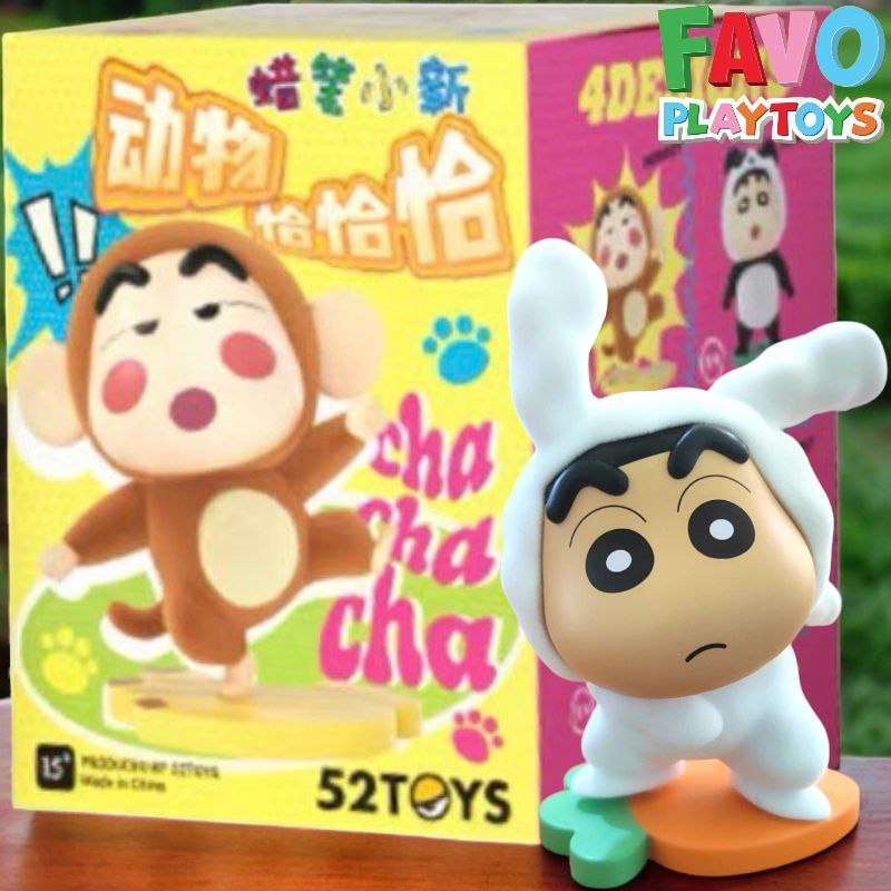 Promo 52toys Crayon Shinchan Animal Cha Cha Cha Series - Full Set 4 Pcs ...