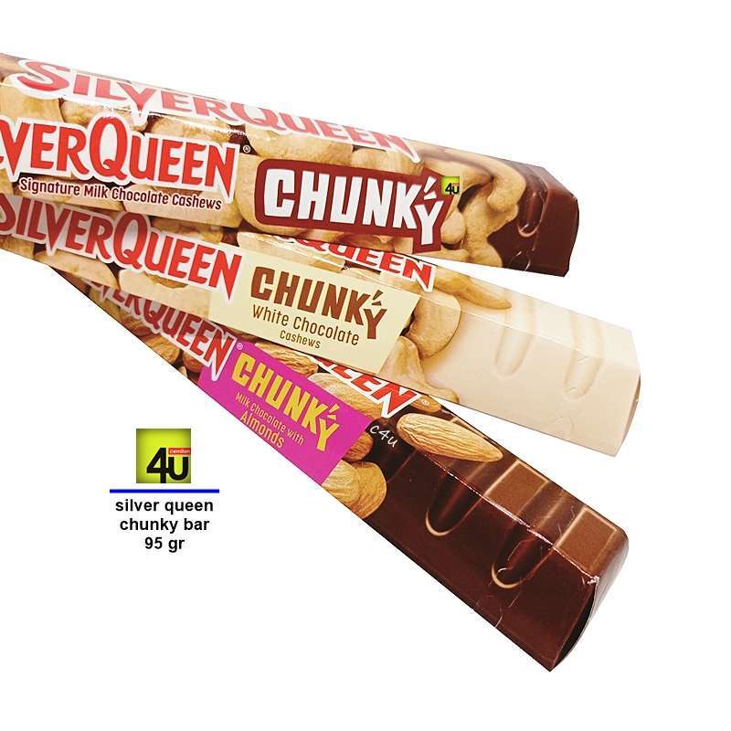Promo Silverqueen - Chunky Chocolate Bar - Besar - Almond Diskon 20% Di ...
