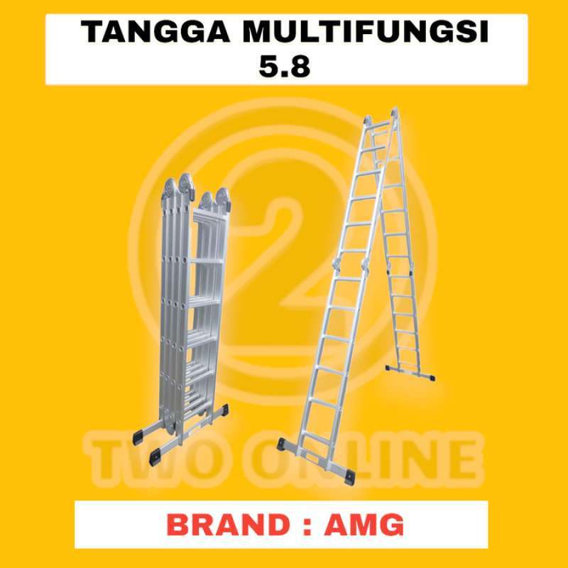 Promo Tangga Multifungsi 5.8 Meter Tangga Lipat Multipurpose 5 Diskon ...