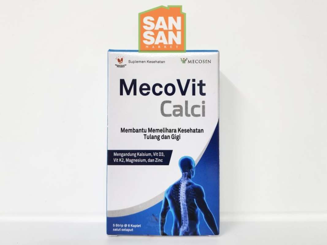 Jual Mecovit Calci Kalsium Vit D3 Vit K2 Magnesium Zinc Di Seller ...
