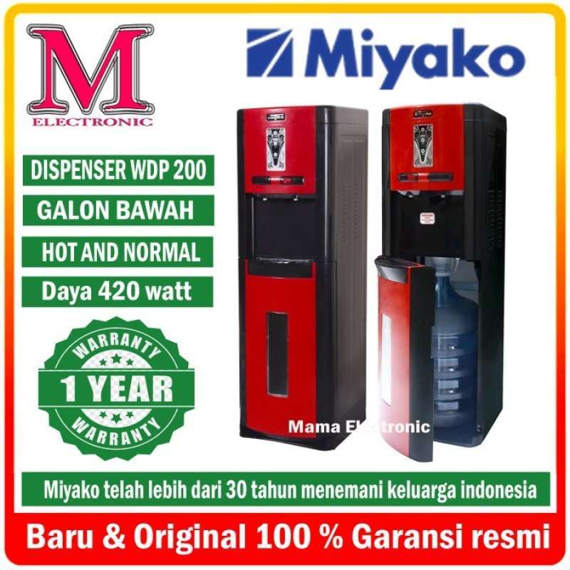Promo Dispenser Miyako Wdp 200 Galon Bawah / Miyako Dispenser Hot And ...