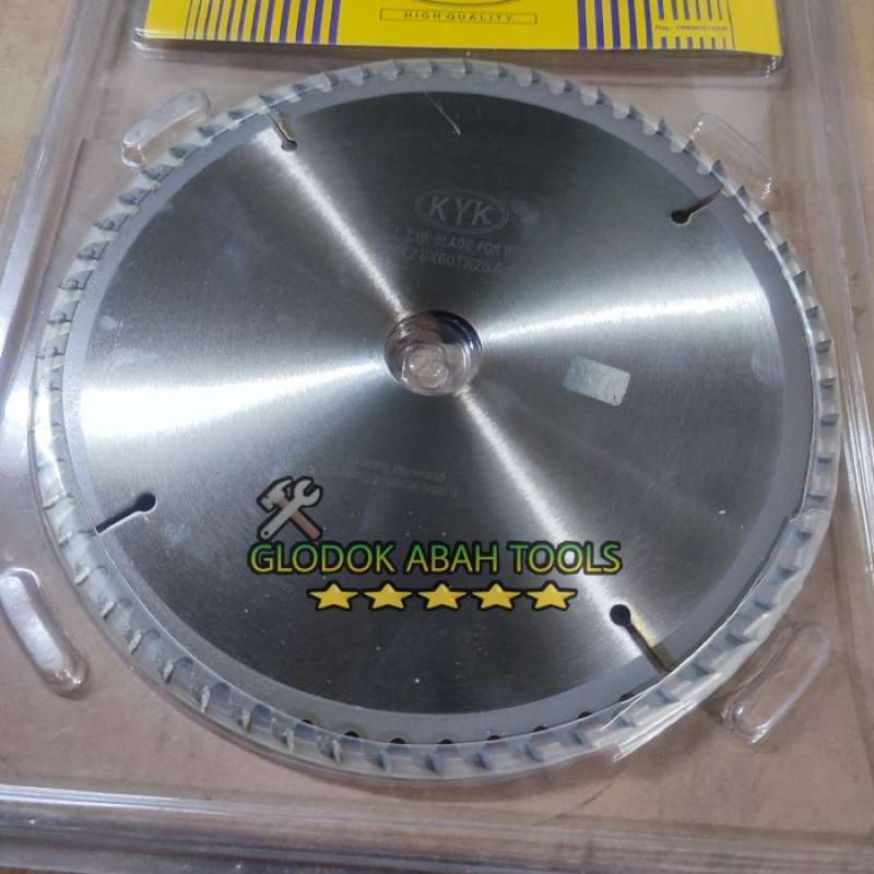 Promo Mata Gergaji Potong Aluminium 8 X 60 Teeth Kyk Saw Blade Aluminium Diskon 23% Di Seller ...