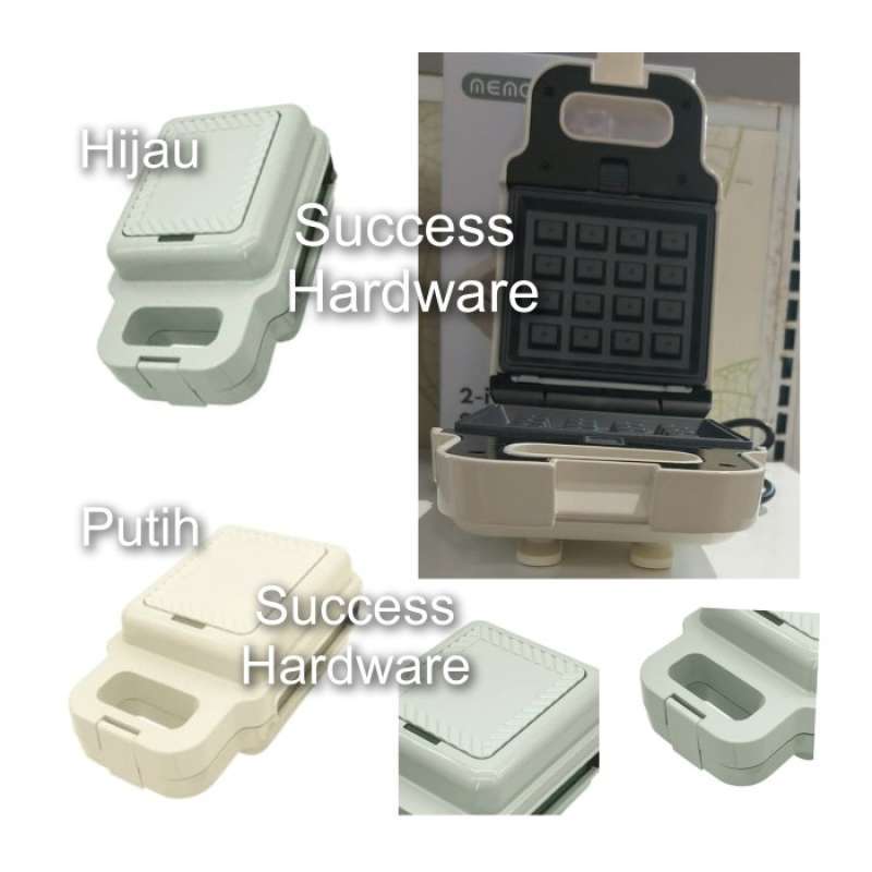 Promo Memoo Toaster Sandwich & Waffle Maker 2 In 1 Pembuat Wafel Diskon ...