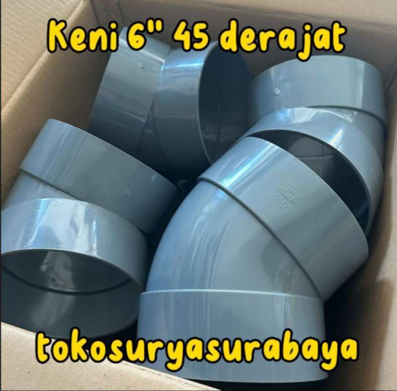 Jual Keni 6 Keni 45 Derajat 6 Inch Knie L Knee Elbow 45 Derajat X 6 In D Di Seller Reaver ...