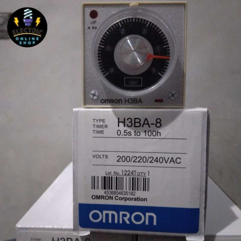 Promo Timer Analog H3ba-8 Omron 200/240v Ac H3ba-8 Original Diskon 23% ...
