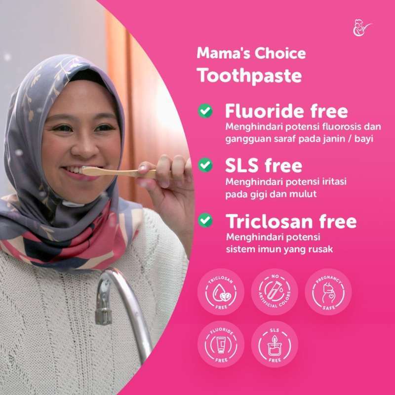 Jual Mama’s Choice Toothpaste (pasta Gigi Khusus Ibu Hamil Halal Non ...