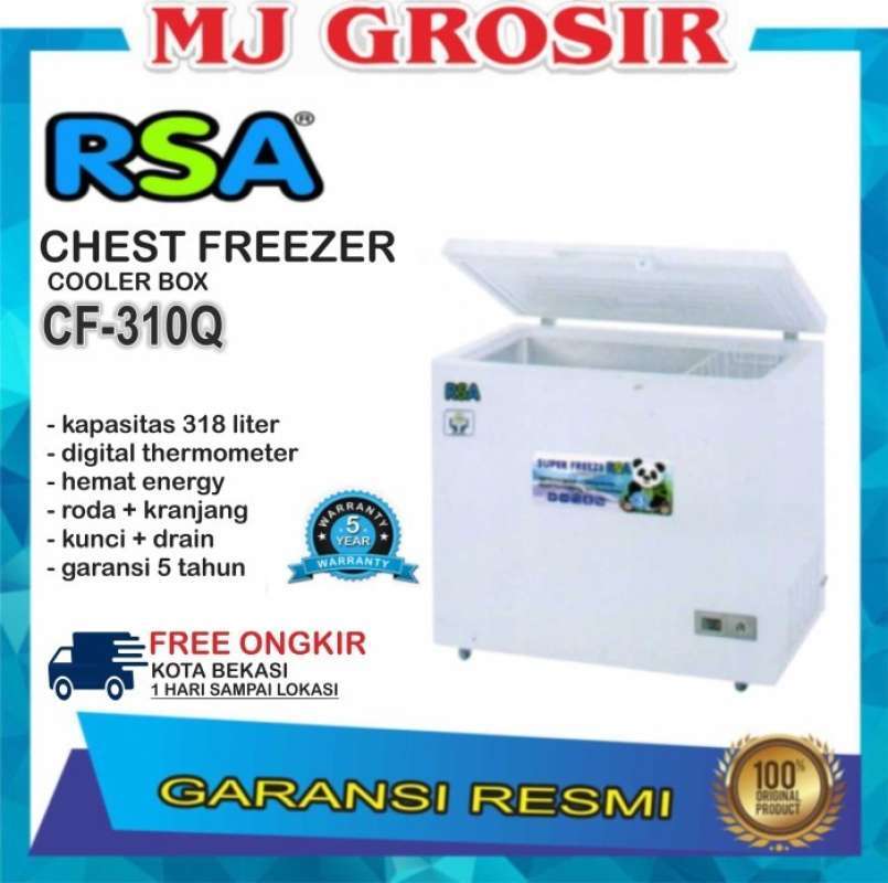 Promo Rsa Cf 310 Chest Freezer Box 300 L Lemari Pembeku 300 Liter By ...
