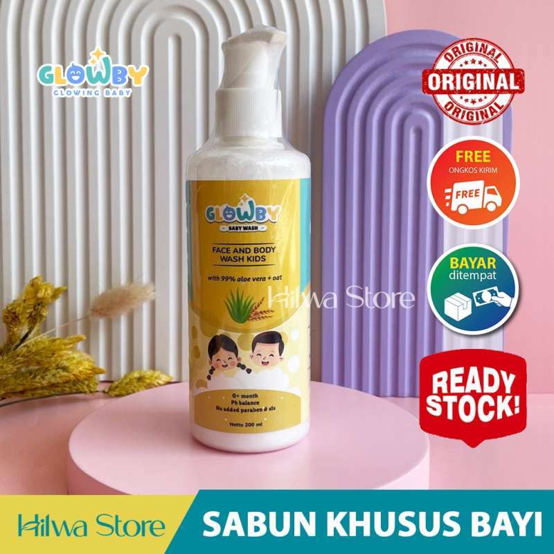 Jual Glowby Baby Face & Body Wash Sabun Pencerah Kulit | Melembabkan ...