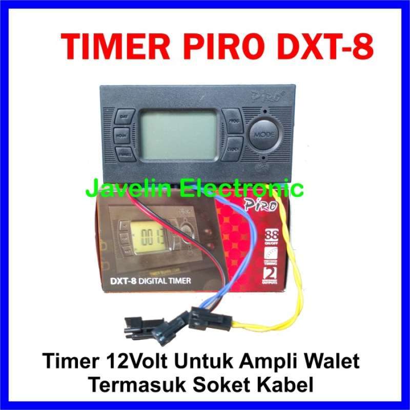 Jual Timer Digital Piro Dxt 8 / Dxt8 Untuk Ampli Walet Dc Dxt-8 Di Seller Consume - Cengkareng ...