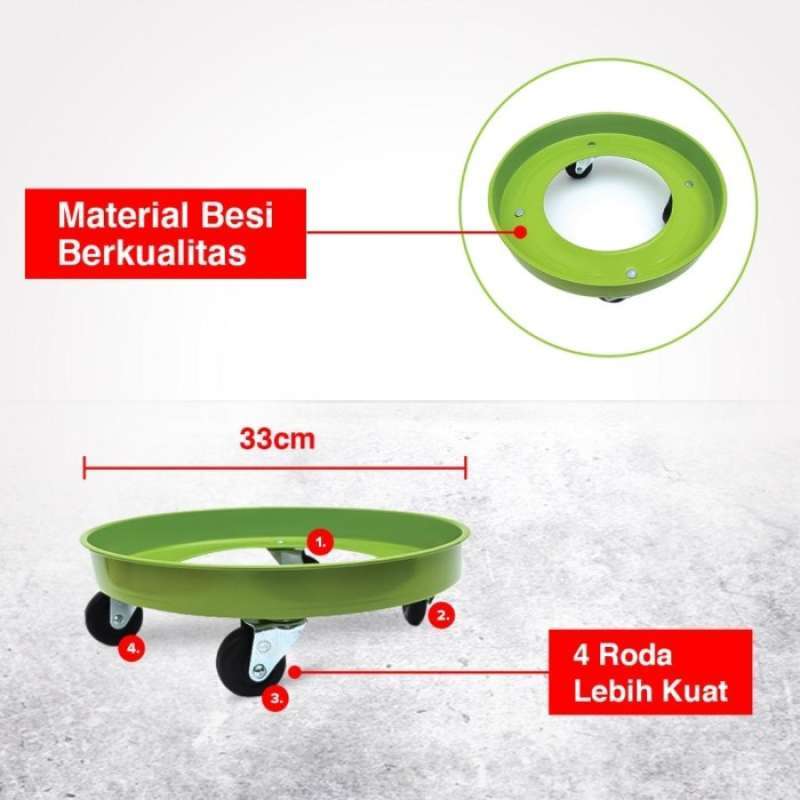 Jual Roda Tabung Gas Tatakan Roda Untuk Gas Elpiji Air Galon Air Kaki ...