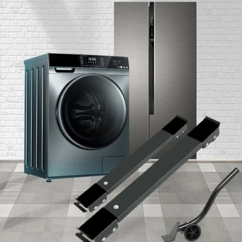 Jual Alas Roda Kulkas Mesin Cuci Pindah Geser Dorong Barang 70cm 2pcs ...