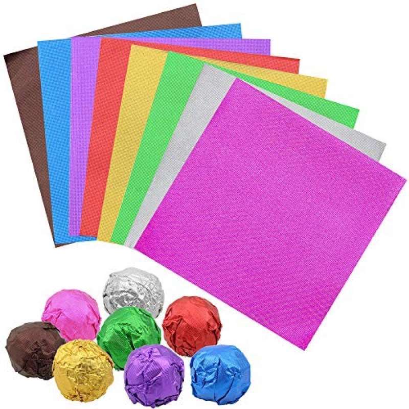 Jual Dreamtop Candy Foil Wrappers 800 Pieces Candy Wrappers Di Seller ...