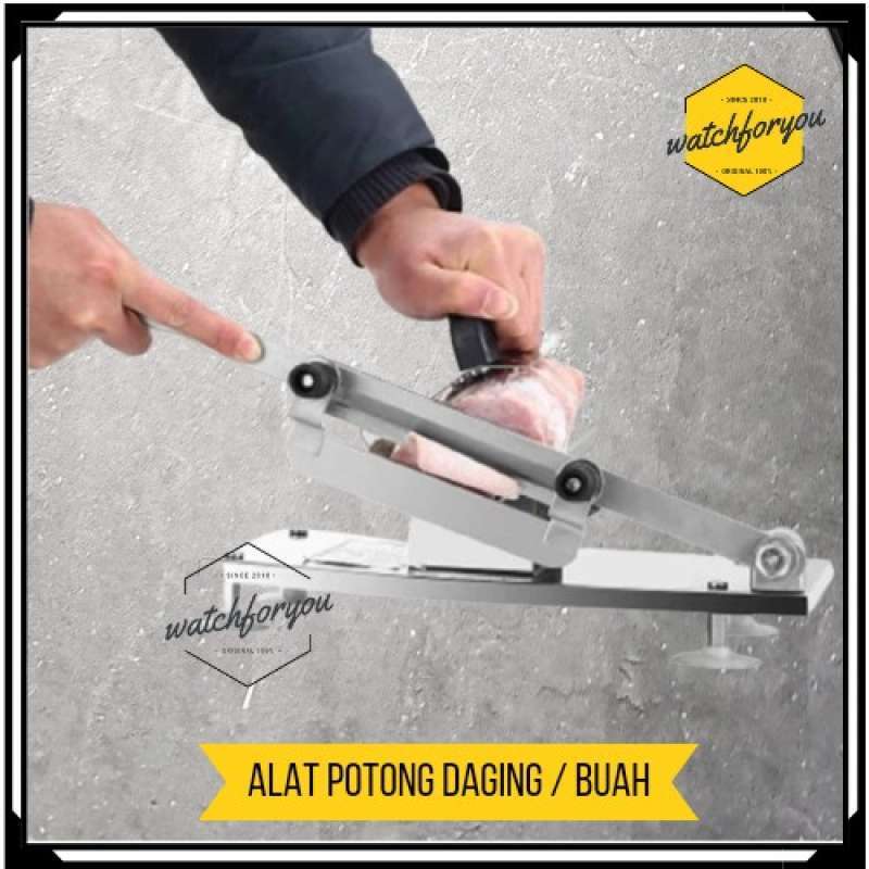 Jual Alat Potong Memotong Daging Tipis Meat Slicer Beef Chicken Buah Di ...
