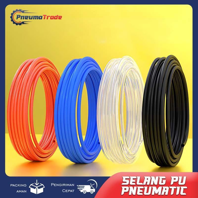 Promo Selang Pneumatic (pollyurethane) |hose Pu Pneumatic | Selang Angin Kompresor Polyurethane ...