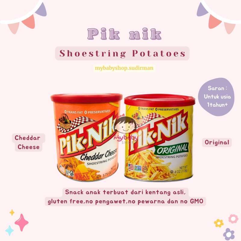 Jual Pik Nik Shoestring Potatoes 113gr - Snack Kentang Asli - Snack ...