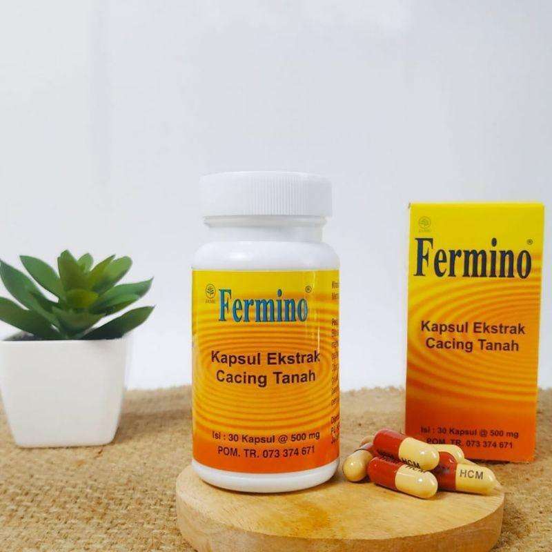 Jual Fermino Kapsul Ekstrak Cacing Tanah Ampuh Untuk Demam Obat Types ...