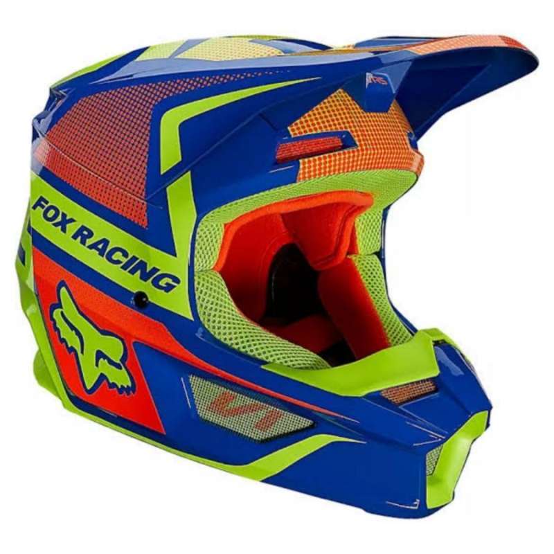 Jual Helm Fox V1 Ece Oktiv Blue Original - Xl Di Seller Mansmxstore. - Suka Asih, Kota Bandung ...