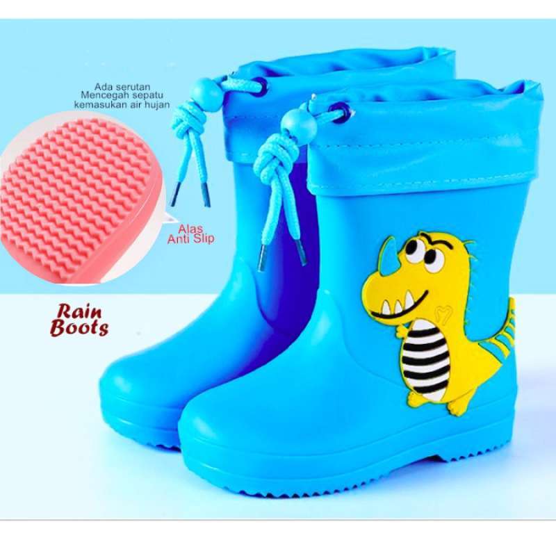 Jual Sepatu Boot Anak Sekolah Paud Tk Boots Kid Travel Cute Distributor ...