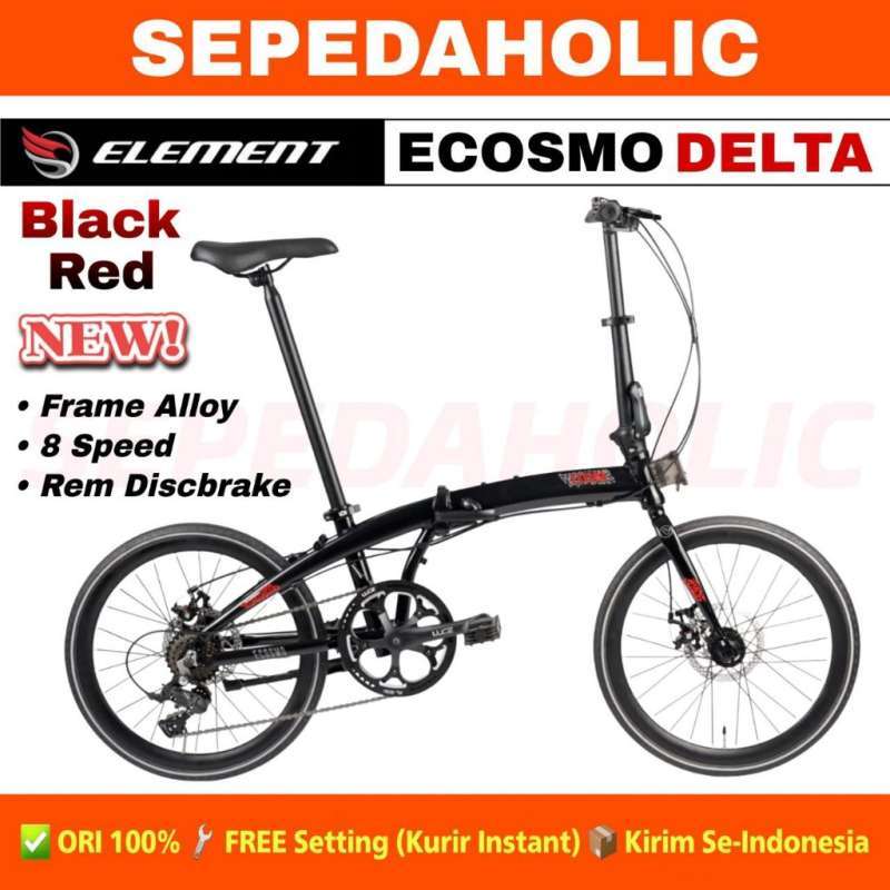 Promo Sepeda Lipat Element Ecosmo Delta 8 Speed Ukuran 20 Inch Alloy ...