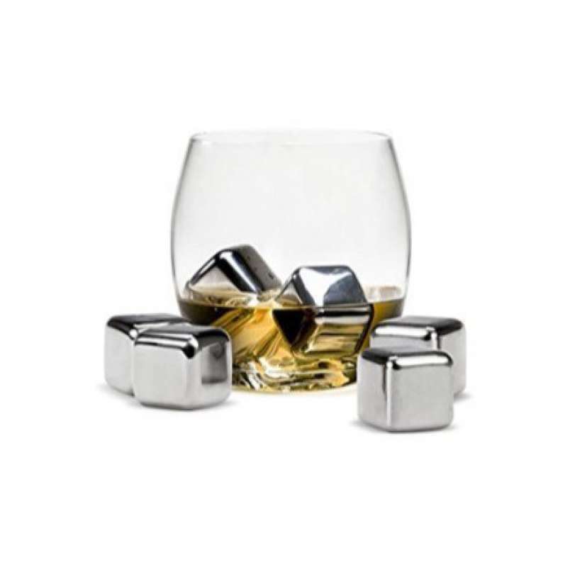 Jual Reusable Besi Stainless Ice Cube Balok Es Batu Pendingin Minuman ...