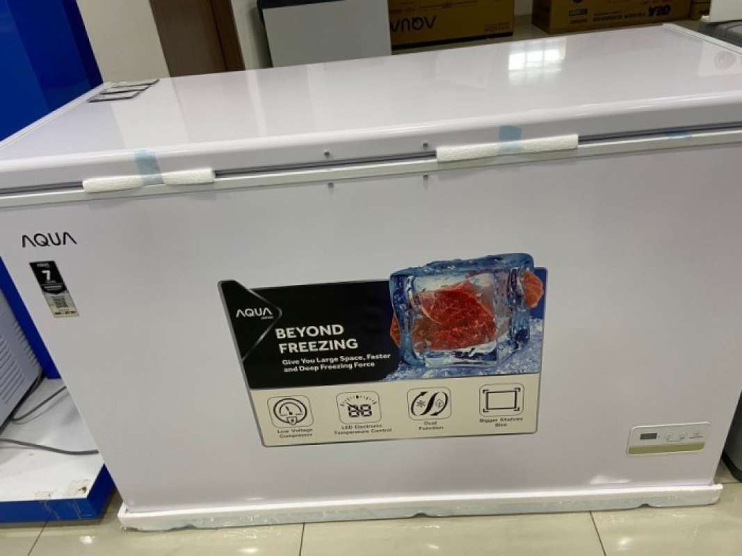 Jual Chest Freezer Aqua Aqf 600 Gc Freezer Box Aqf-600gc 561l ...