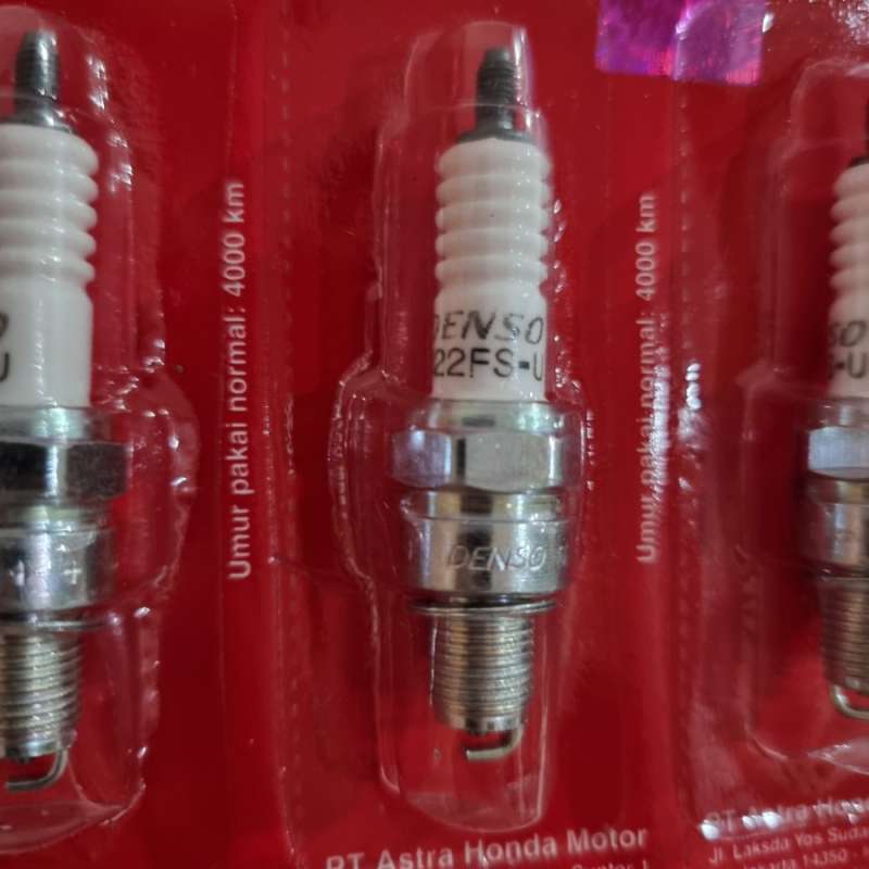 Jual Busi U22 U22fsu Denso Honda Grand Supra X Fit Mio Vega Smash Revo ...