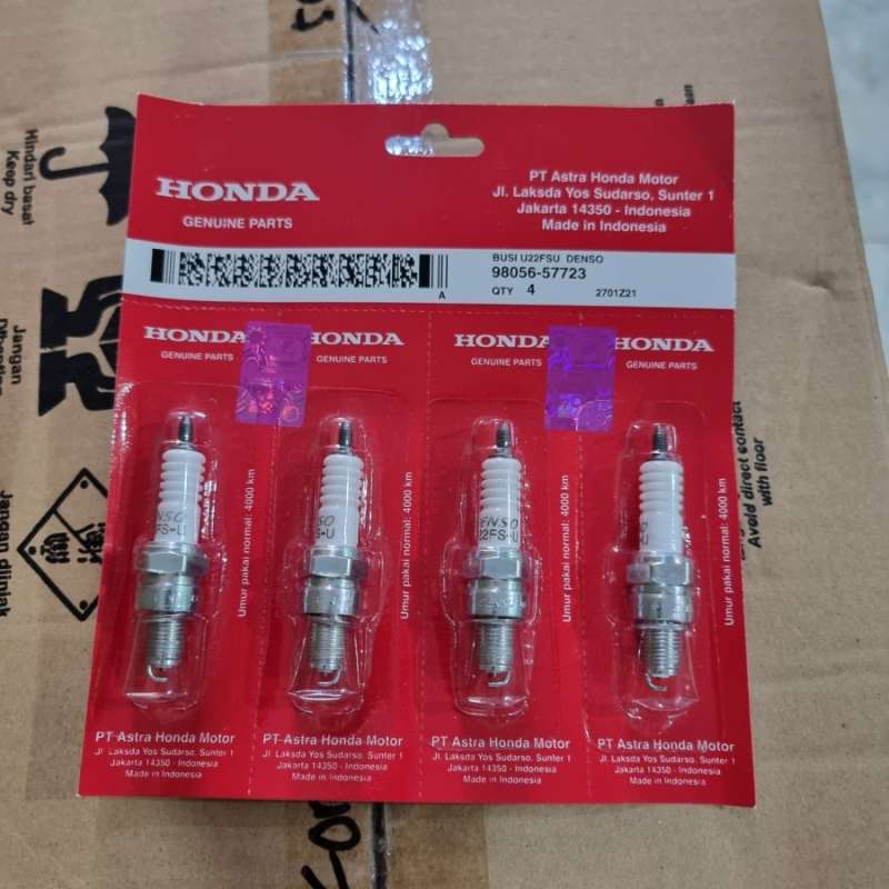 Jual Busi U22 U22fsu Denso Honda Grand Supra X Fit Mio Vega Smash Revo ...