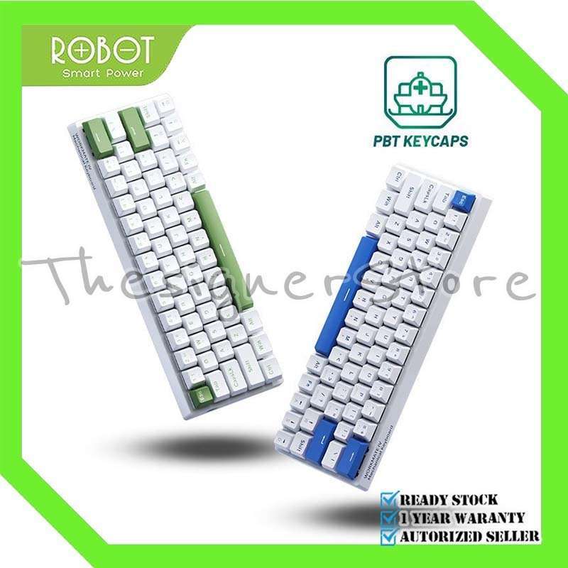 Promo Robot Workmate 4 Mechanical Wired Keyboard Gaming 63 Keys Pbt Keycaps - Garansi Resmi 1 ...