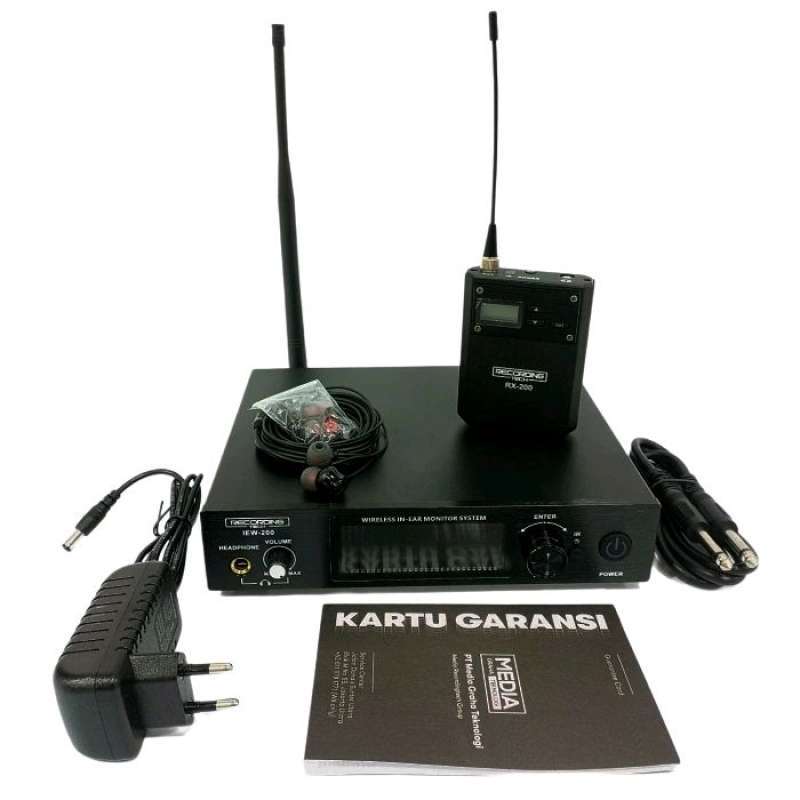 Jual Recording Tech Iew-200 - Stereo Wireless In-ear Monitoring System ...
