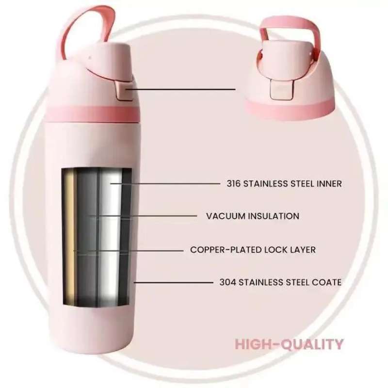Jual Botol Minum Tumbler Freesip 600ml 20oz Stainless Steel / Botol Look Alike Owa*la Freesip ...