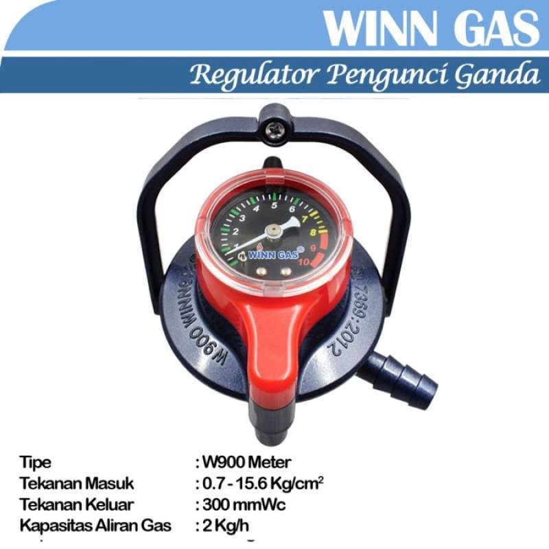 Jual Regulator Gas Tekanan Rendah Dengan Pengunci Ganda Pakai Meter Win ...