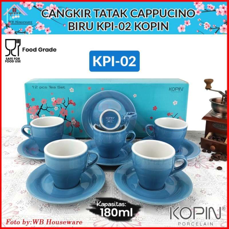 Jual Kopin Cangkir Kopi Set 6pasang Kuning 180ml Kpi-02 / Coffee Tea ...
