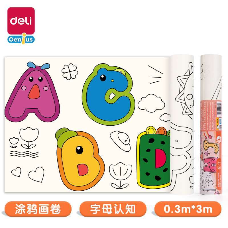 Promo Deli | Diy Graffiti Scroll Sticker | 3 M | Yc30x - Huruf Abjad ...