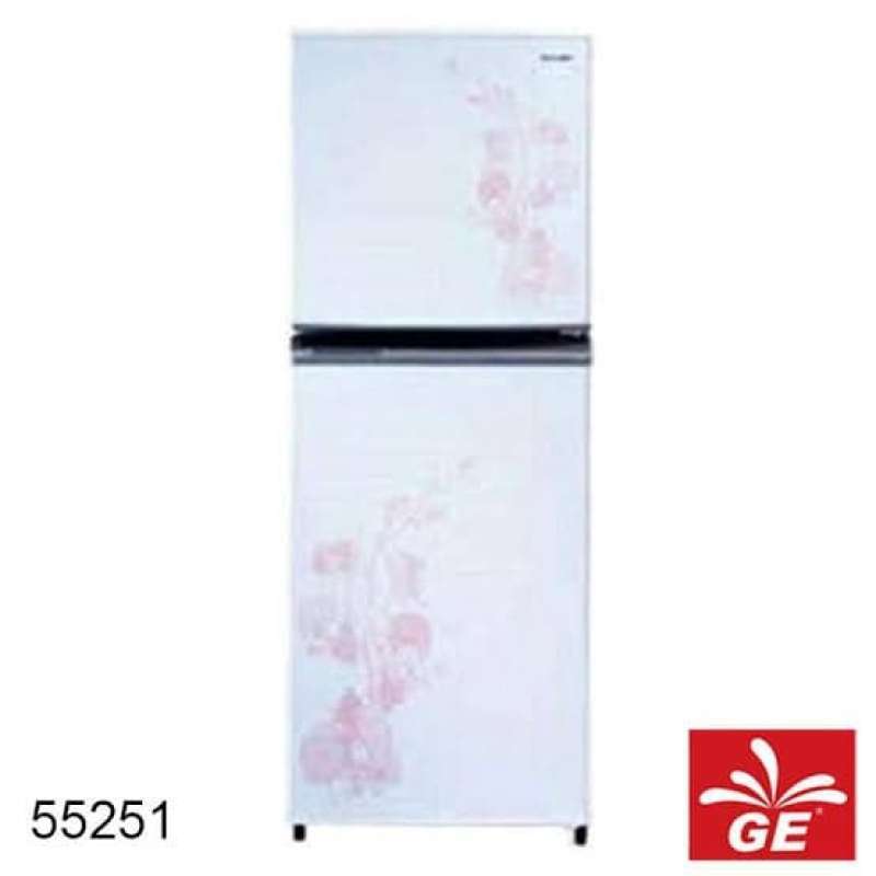 Promo Sharp Kulkas 2 Pintu Sj-305md-fw Putih Bunga Garansi Resmi Diskon ...