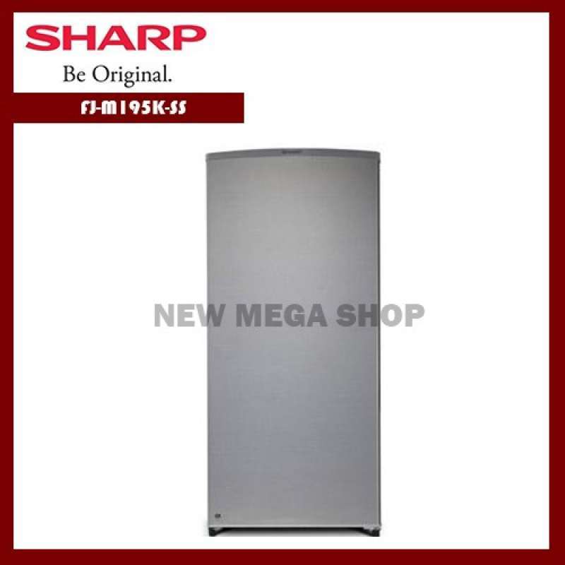 Promo Sharp Fj-m195nss Freezer Upright Lemari Pembeku Es 8 Rak Diskon ...
