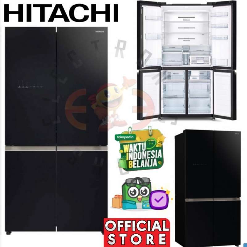 Promo Hitachi Rwb64vgdo Kulkas Side By Side 569 L - Rwb64 Diskon 23% Di Seller Miyakoshi Store ...