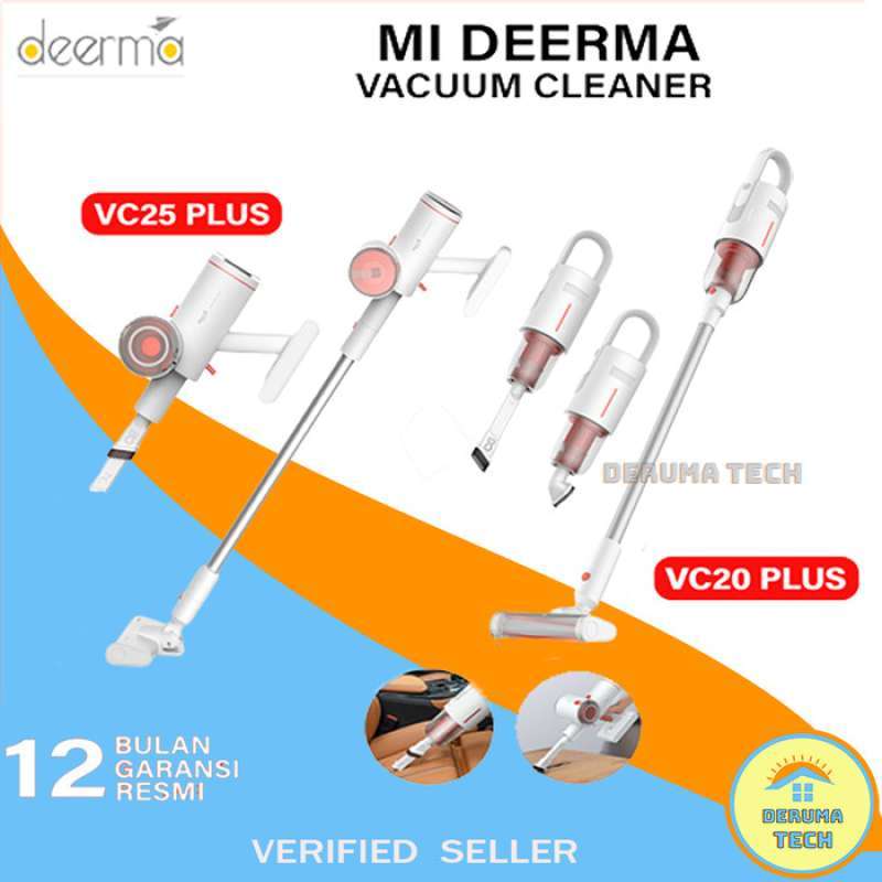 Promo Deerma Vacuum Cleaner Vc20+ / Vc25plus Wireless Handheld Penyedot ...