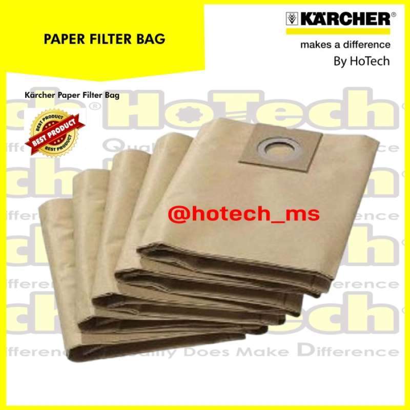 Promo Karcher For Vacuum Cleaner Paper Filter Bags For Nt 27/1 Diskon ...