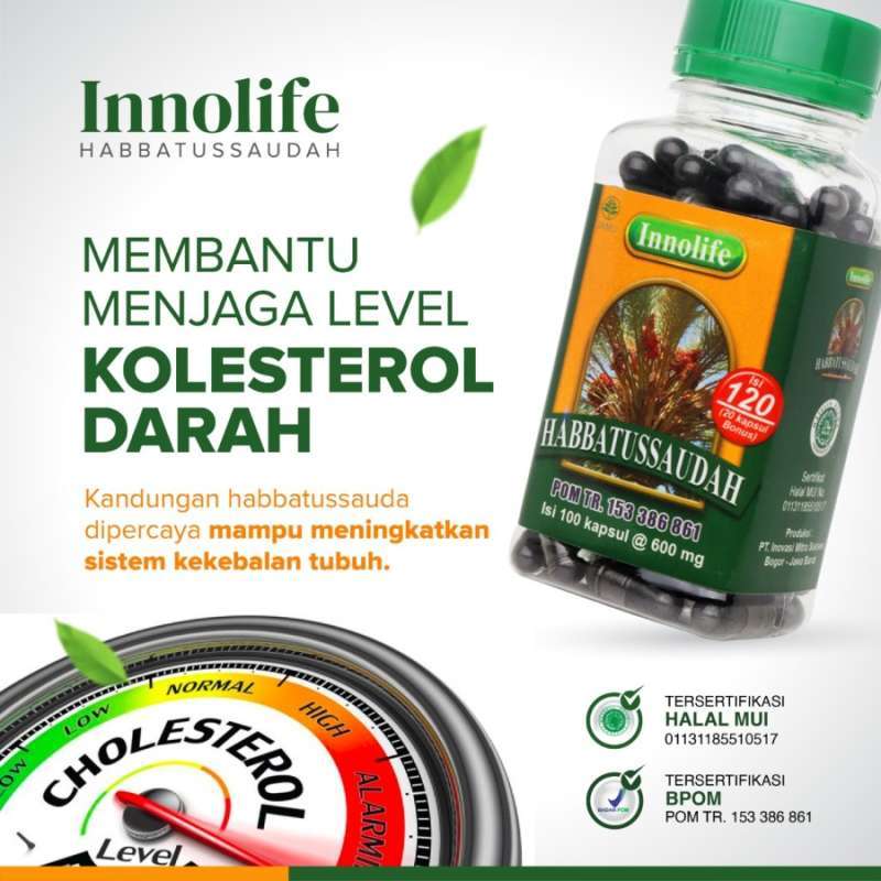 Jual Habbatussauda Kapsul Murni Innolife Habatusauda Habatussauda Asli - 120 Kapsul Di Seller ...